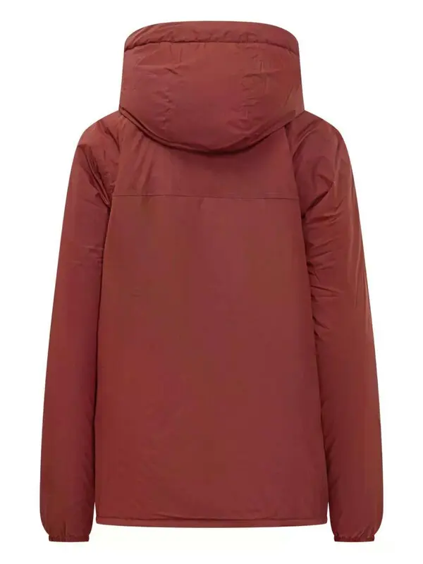 K-WAY Hooded Padded Jacket - Red