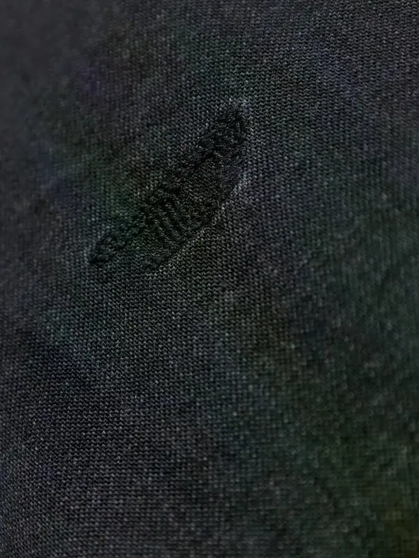 DIESEL® D-simply Embroidered Denim Shirt - Black