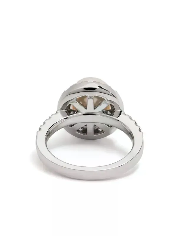 TASAKI 18kt White Gold Akoya Pearl And Diamond Ring