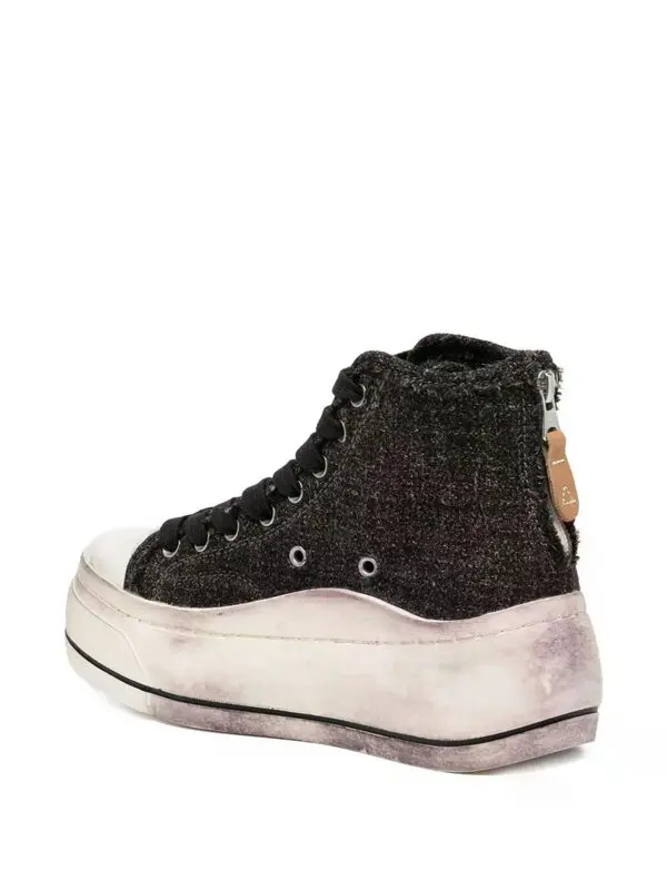 R13 Kurt High Top Platform Sneakers