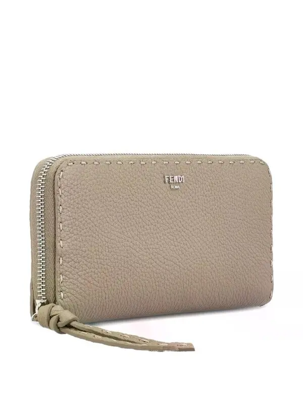 Fendi Zip-around Leather Wallet