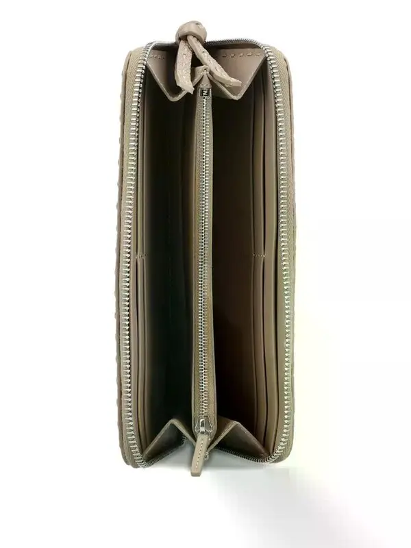 Fendi Zip-around Leather Wallet