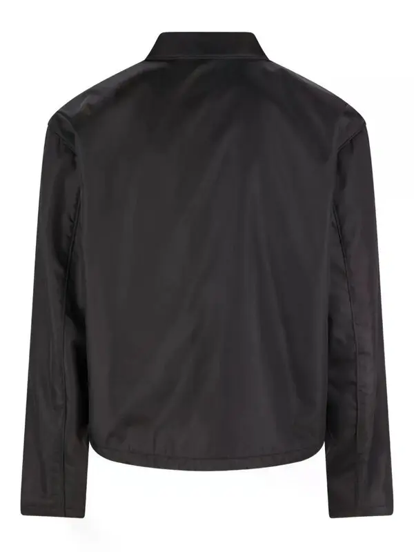Prada Logo-plaque Cropped Jacket