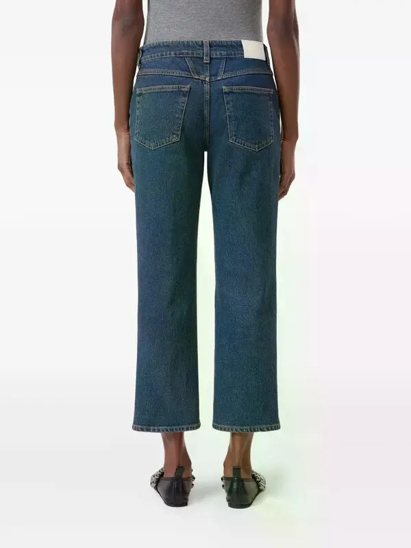 Closed Straight-leg Jeans With Logo Patch