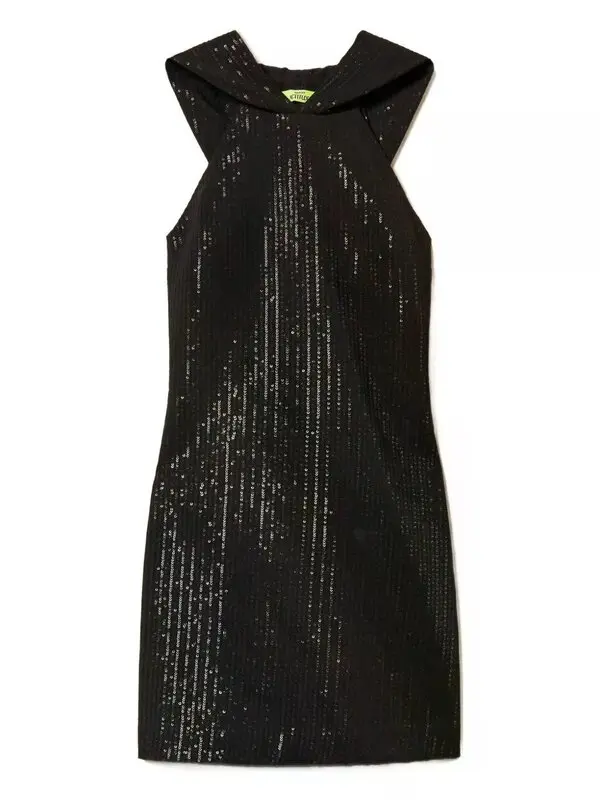 TWINSET Sequin-embellished Hooded Dress