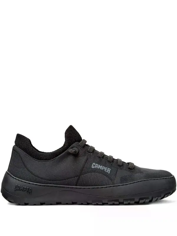 Camper Peu Serra Lace-up Knit Trainers - Black