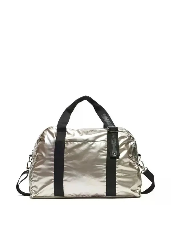 JACK GOMME Walli Metallic-finish Top-handle Holdall - Grey