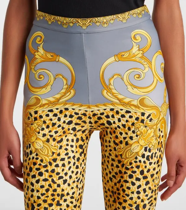 Versace Printed Jersey Leggings