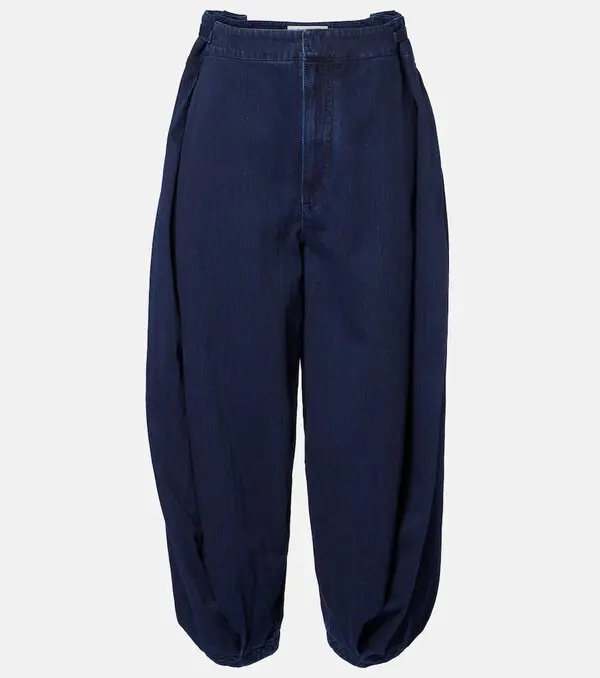 Loewe Draped Wide-leg Jeans