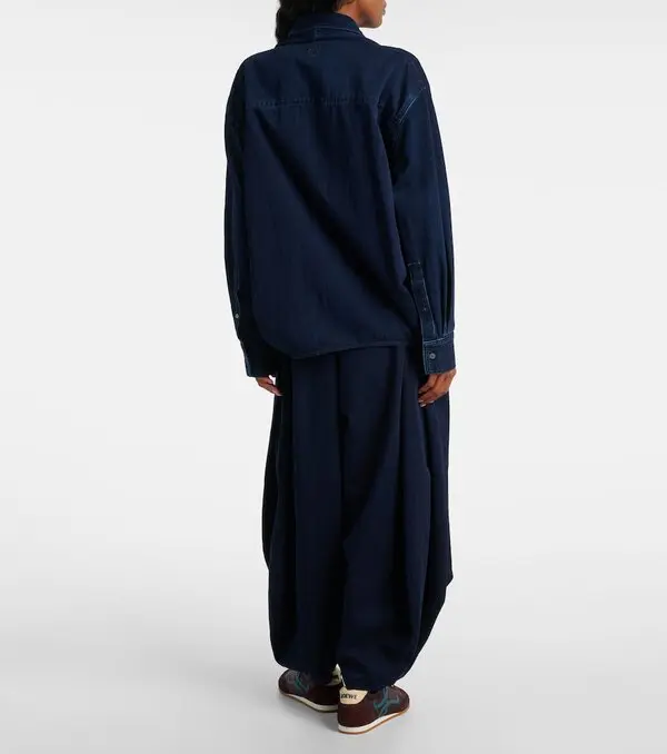 Loewe Draped Denim Shirt