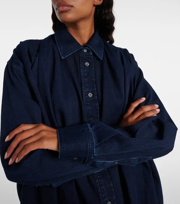 Loewe Draped Denim Shirt