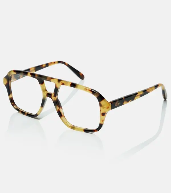 Loewe Slim Navigator Glasses - Yellow