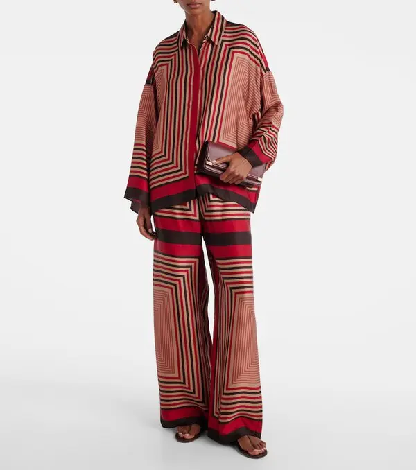 Faithfull The Brand Cora Printed Oversized Shirt - Multicoloured