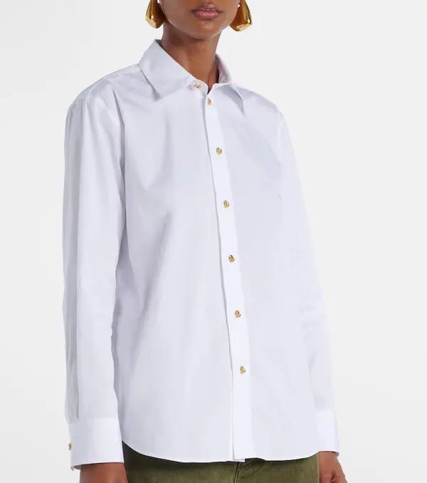 Bottega Veneta Knot Cotton Poplin Shirt