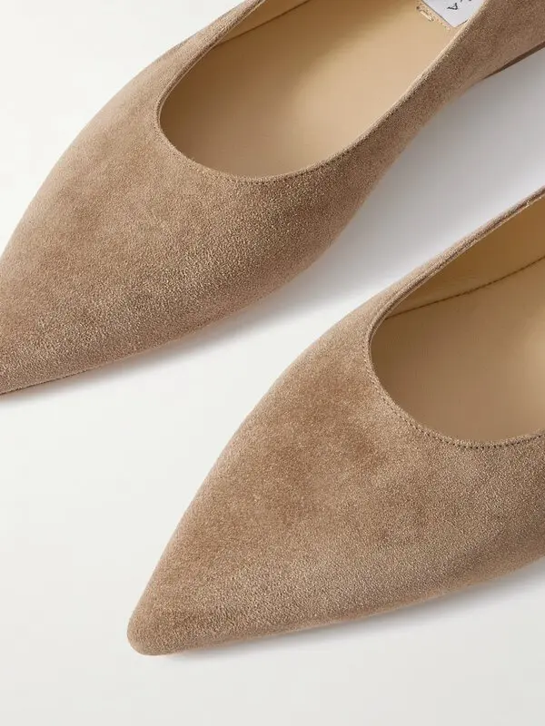 Gabriela Hearst Fleur Suede Ballet Flats