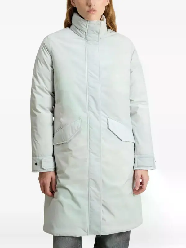Woolrich Cloud Stand-collar Belted Coat