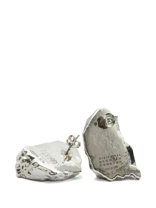 MAISON MARGIELA Rock-shaped Stud Earrings