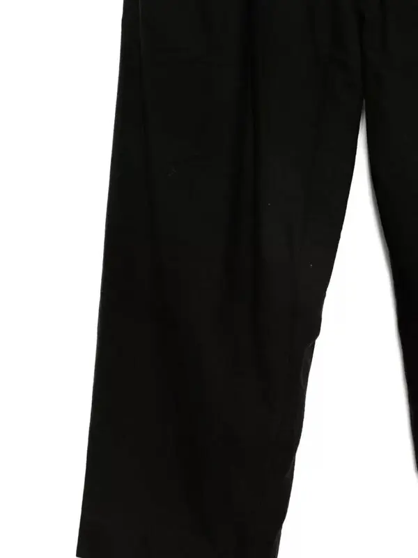 ZIGGY CHEN Front Pleated Trousers - Black