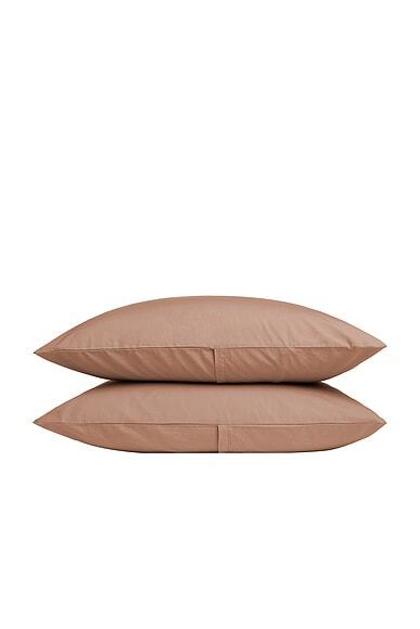 PARACHUTE Core Percale Pillow Cases - Adobe