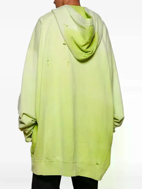 Mihara Yasuhiro Distressed Zip-up Hoodie