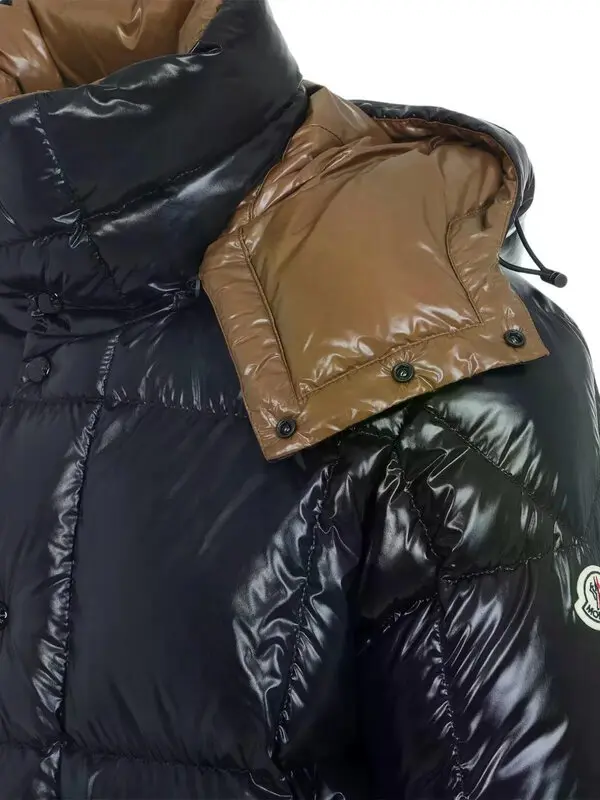 Moncler Parana Quilted Hooded Jacket - Black