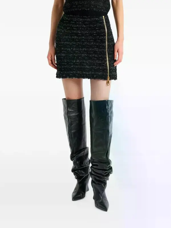 Balmain Tweed Mini Skirt