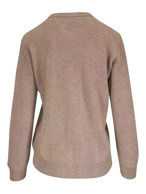 Brunello Cucinelli Ribbed Knit Sweater - Neutrals
