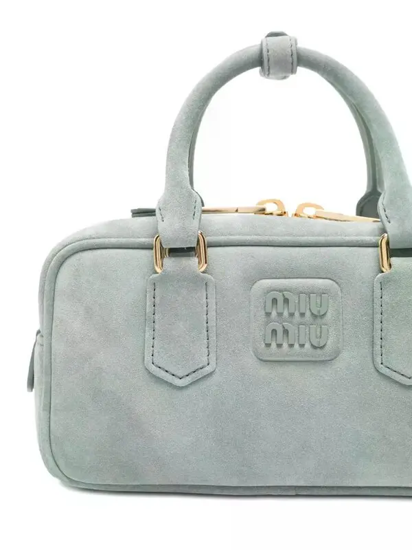 Miu Miu Arcadie Top-handle Satchel - Grey