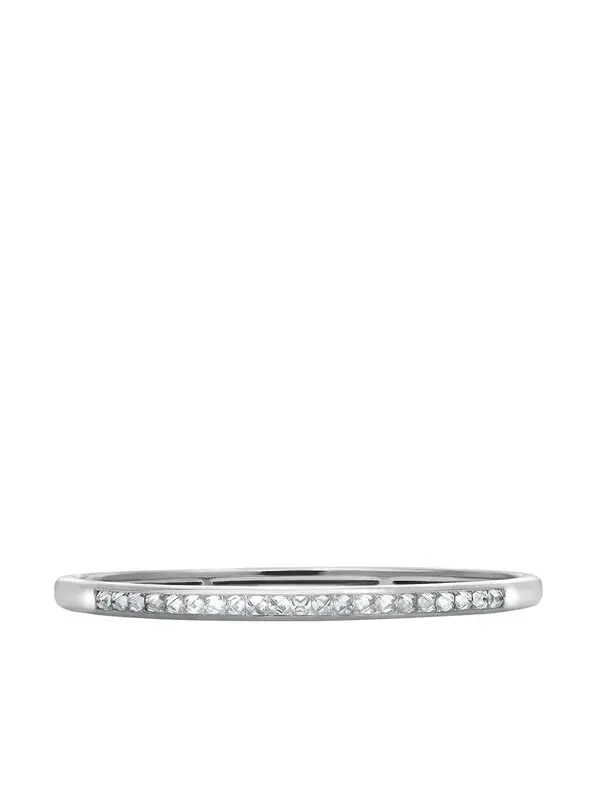 PRAGNELL 18kt White Gold Diamond Bangle - Silver