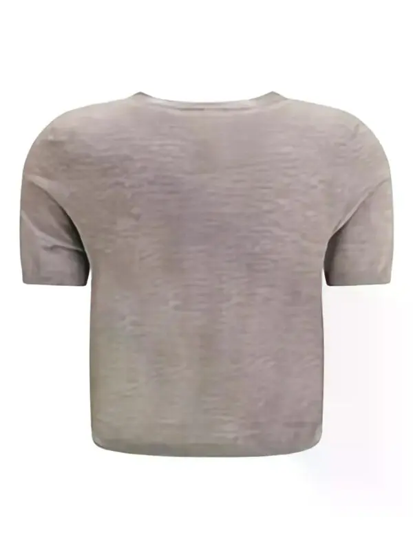 LISA YANG Charlotte Short-sleeve Cashmere Cardigan