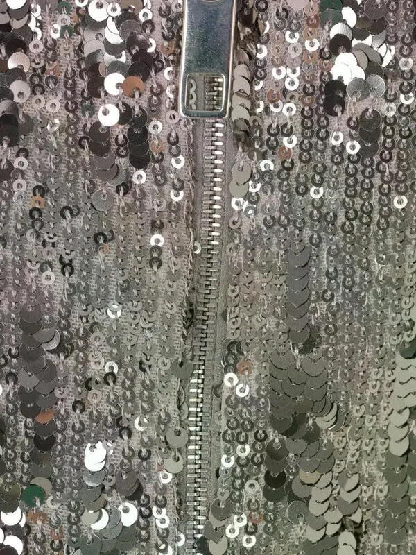 Elie Saab Sequin Embellished Scoop Neck Top