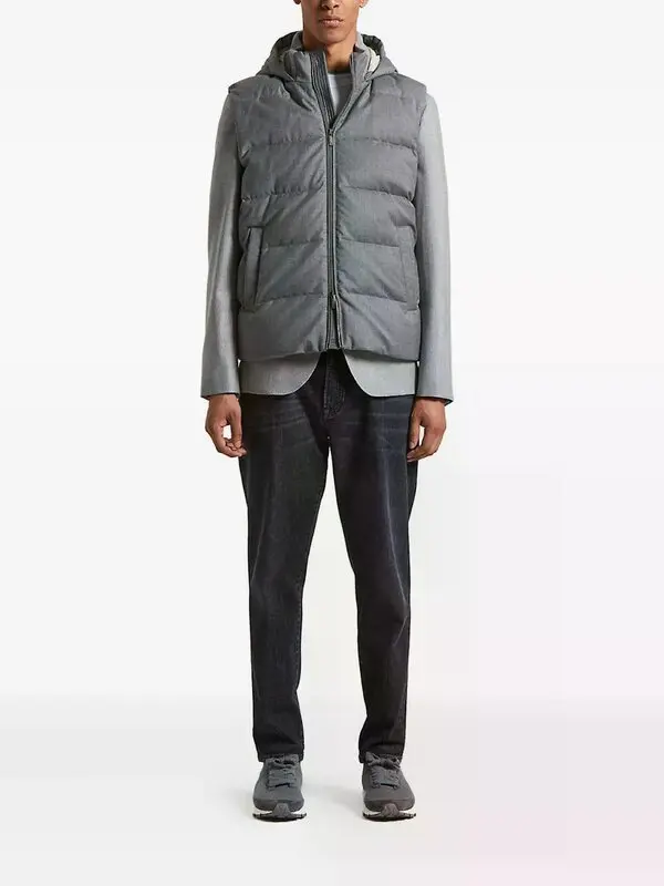 Peserico Hooded Quilted Gilet