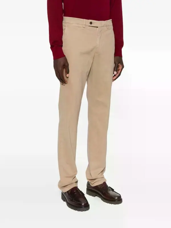 BERWICH Flat-front Trousers - Neutrals
