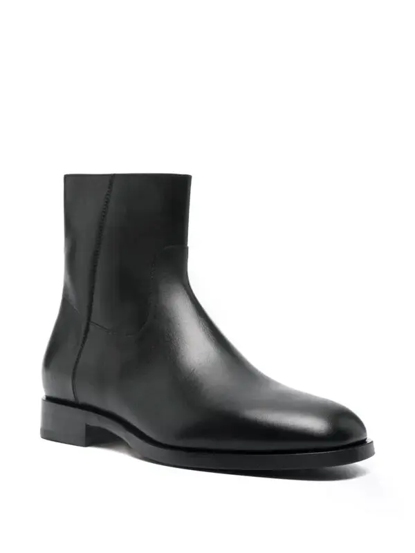 HENDERSON BARACCO Leather Zip Ankle Boots