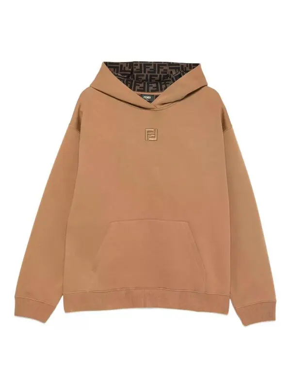 Fendi Ff-embroidered Hoodie