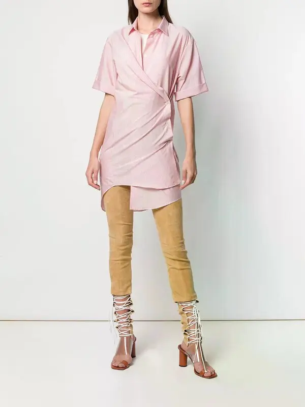 BEN TAVERNITI UNRAVEL PROJECT Striped Cotton Shirt
