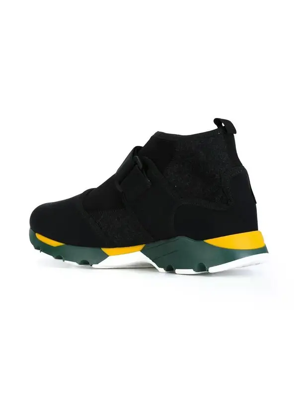 Marni High-top Sneakers With Velcro Fastening