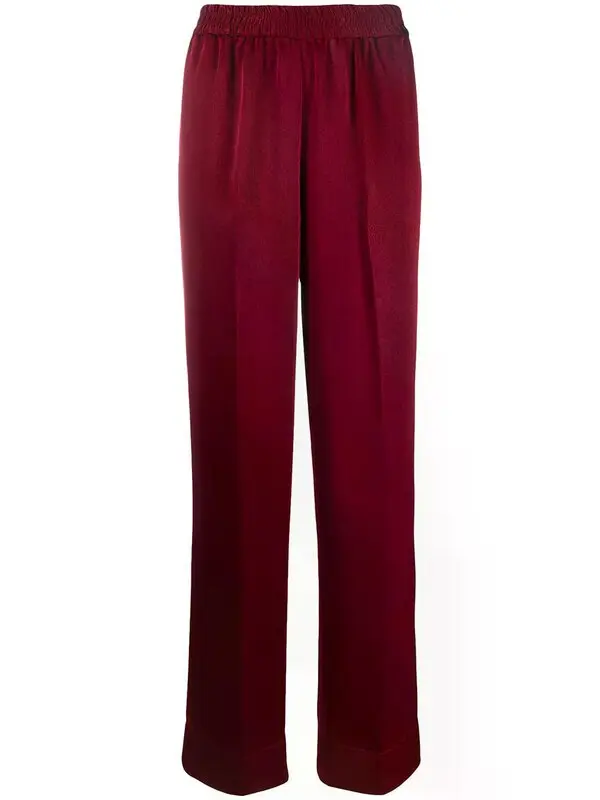 GIANLUCA CAPANNOLO High-waisted Trousers - Red