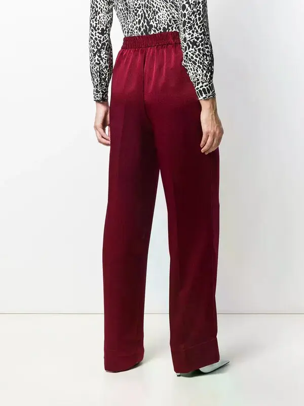 GIANLUCA CAPANNOLO High-waisted Trousers - Red