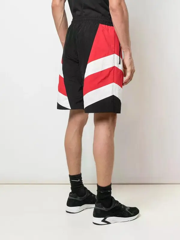 GOD'S MASTERFUL CHILDREN Striped Track Shorts