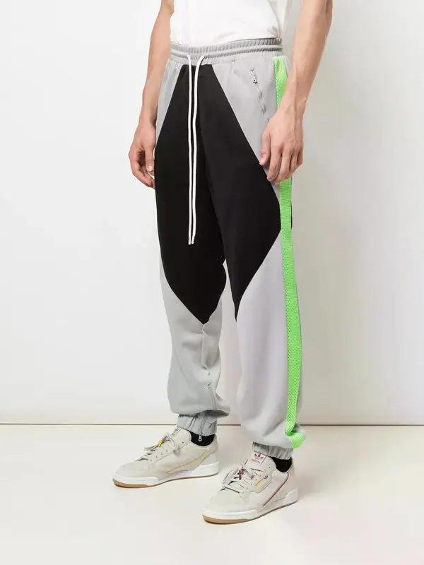 GOD'S MASTERFUL CHILDREN Colour Block Track Trousers - Black