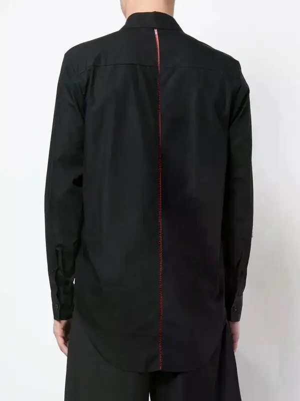 YANG LI Eyelet-trimmed Poplin Shirt