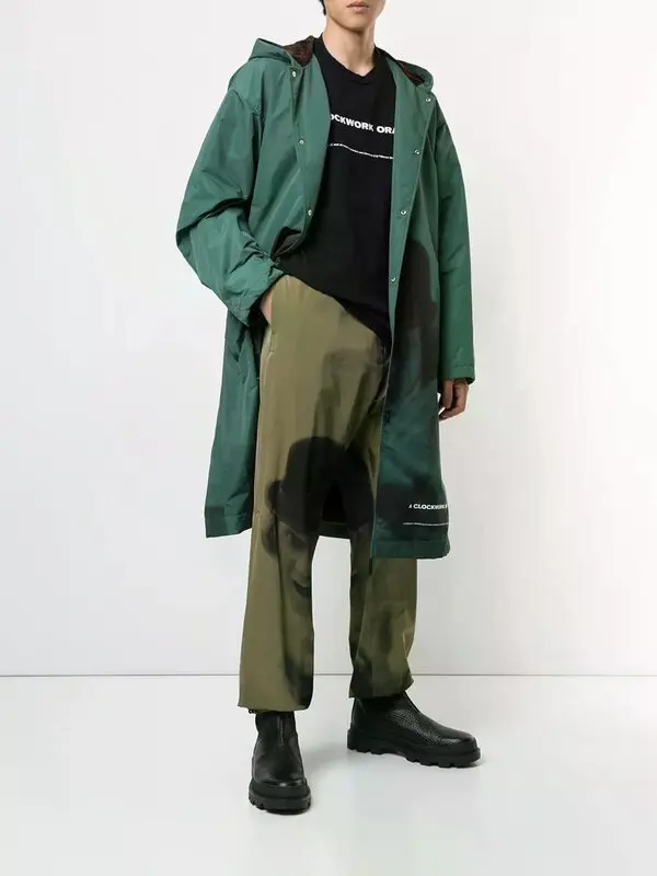 Undercover A Clockwork Orange Print Track Pants - Green