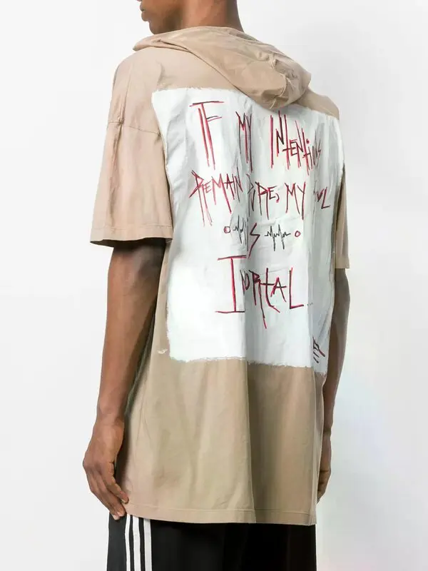 Faith Connexion Oversized Hooded Tag T-shirt