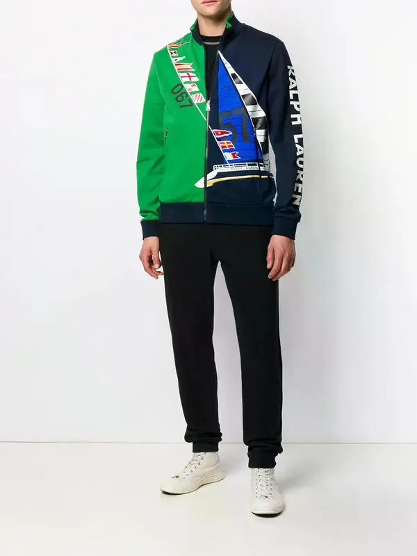 Ralph Lauren Purple Label Printed Zip Jacket
