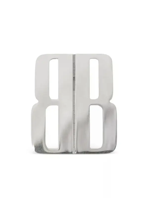 Balenciaga Number Plaque Earrings