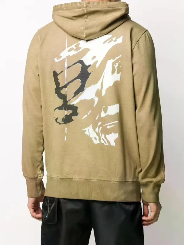 1017 Alyx 9sm Hooded Sweatshirt With Abstract Print