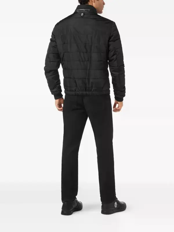 BILLIONAIRE Quilted Leather-trimmed Jacket