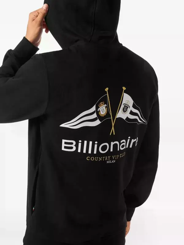 BILLIONAIRE Logo-print Hoodie