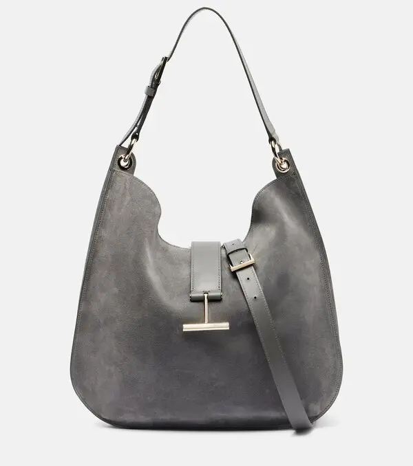 TOM FORD Tara Suede Crossbody Bag